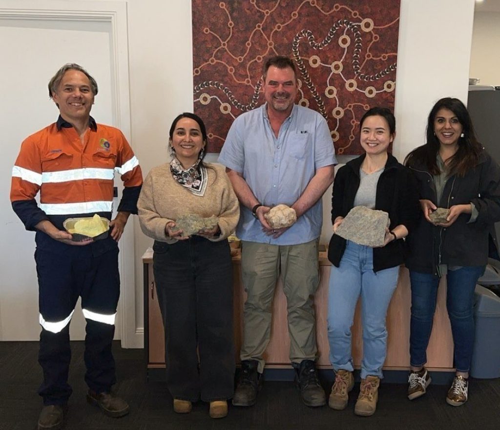 UQ visit to BHTC - Cobalt Blue